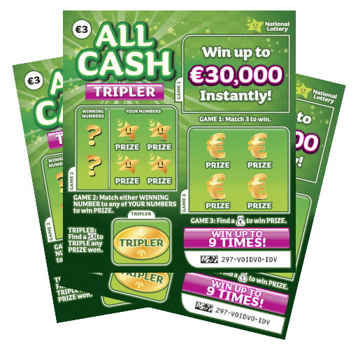 All Cash Tripler | Scratch Cards | Irish National Lottery